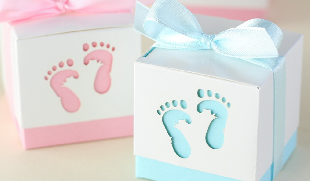 Baby Footprint Baby Shower Theme | Beau-coup