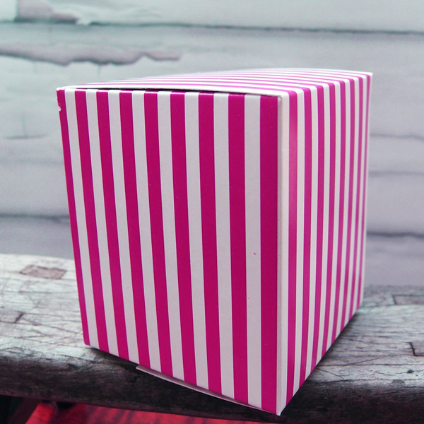 Favor Boxes with Stripes, Stripe Favor Boxes, Striped Paper Boxes