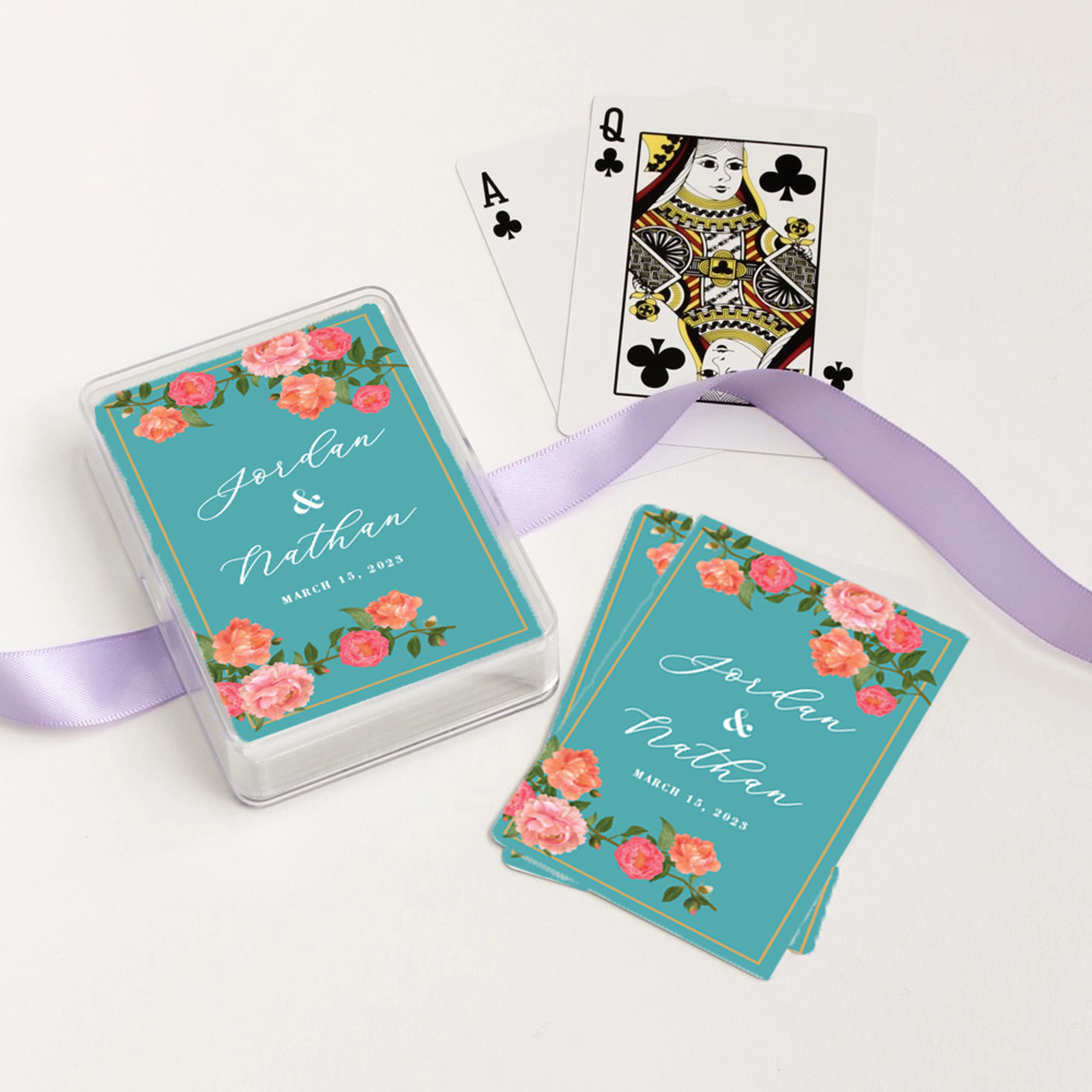 Personalized Playing Cards Wedding Favors | Beau-coup
