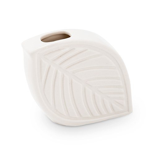Mini Porcelain Leaf Flower Vases | Beau-coup